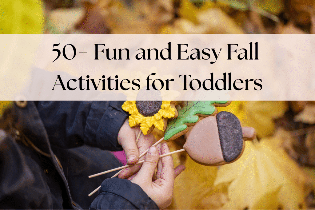 50+ Fun and Easy Fall Activities for Toddlers - daniandlife.com